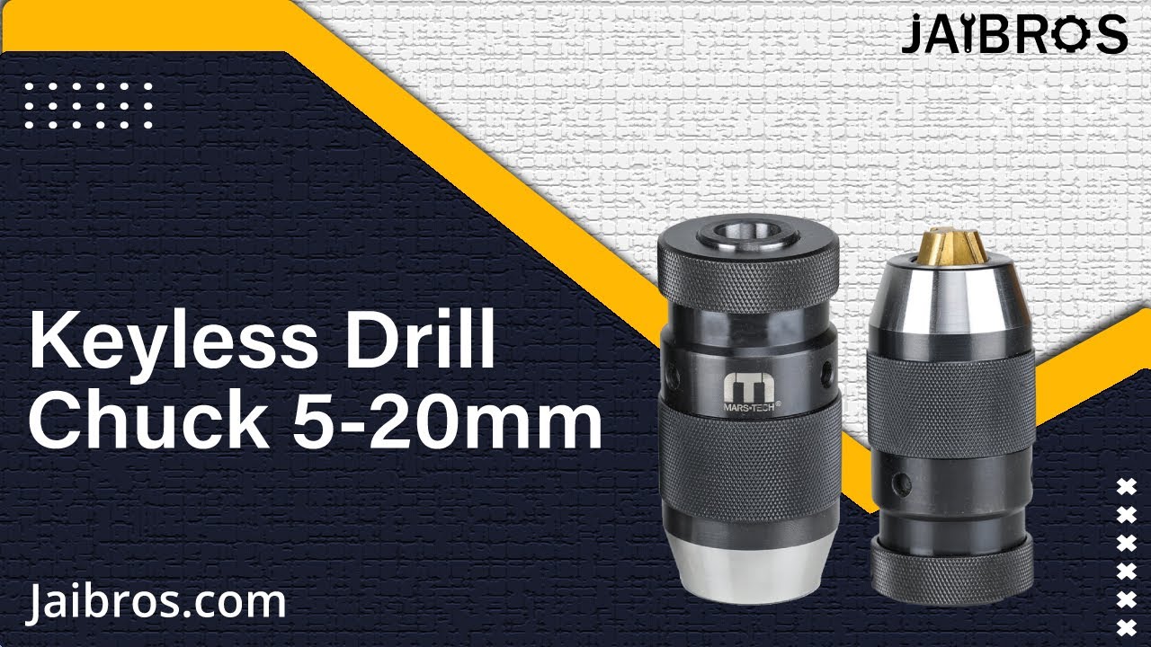 MARS-TECH - Keyless Drill Chuck 5-20mm with yellow coated jaws ...
