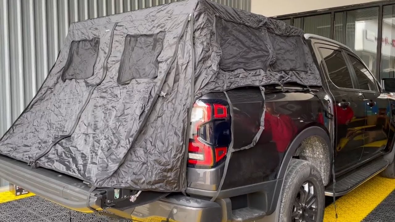2023 Ford Ranger Wildtrak Attach With Camping Tent - YouTube