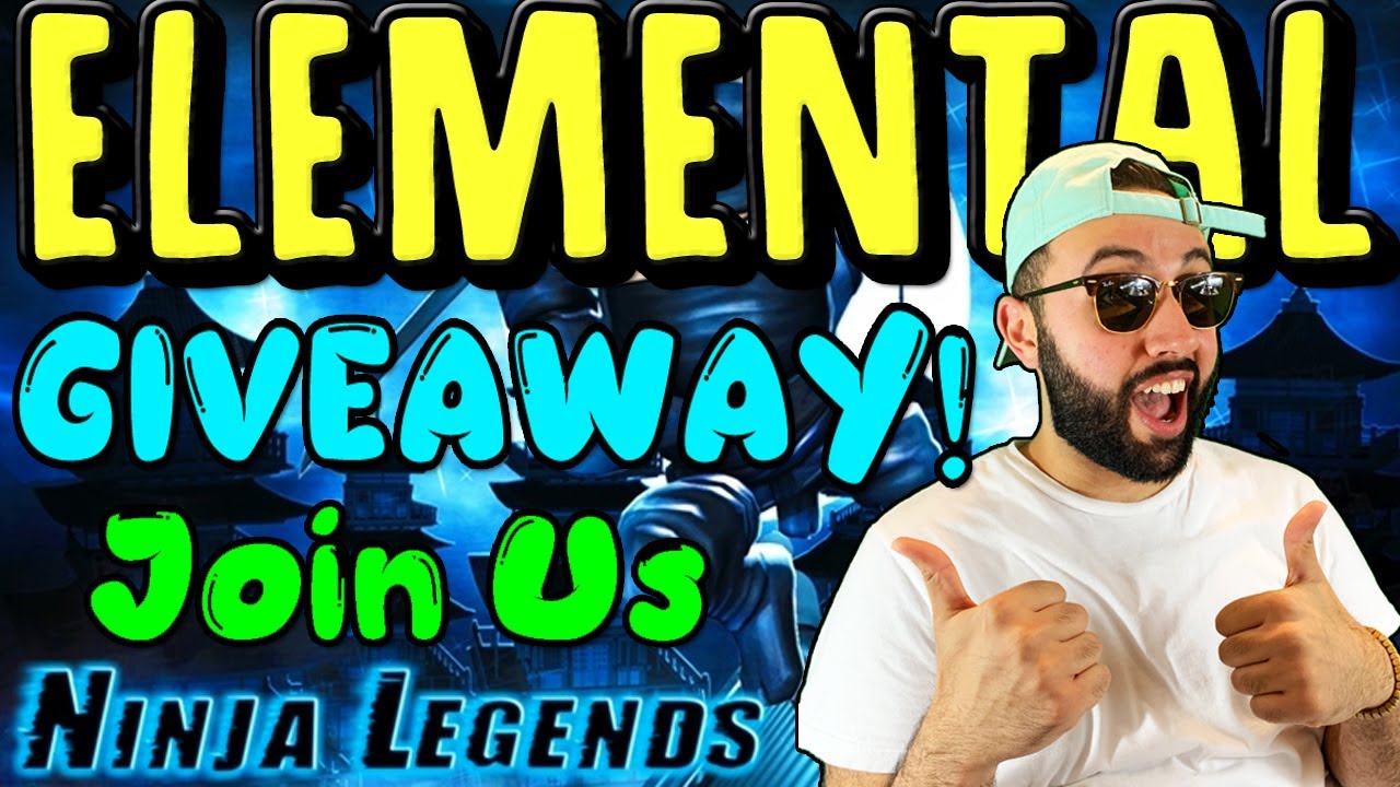 Ninja Legends ELEMENTAL PET GIVEAWAY! Roblox Giveaway Edition (Roblox ...