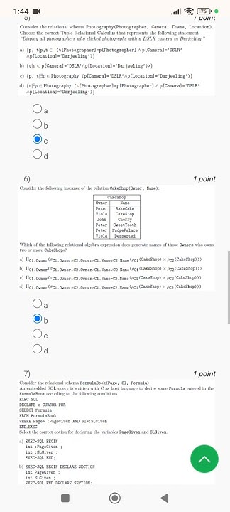 DBMS Week 3 Assignment's Solution NPTEL Swayam Course - YouTube