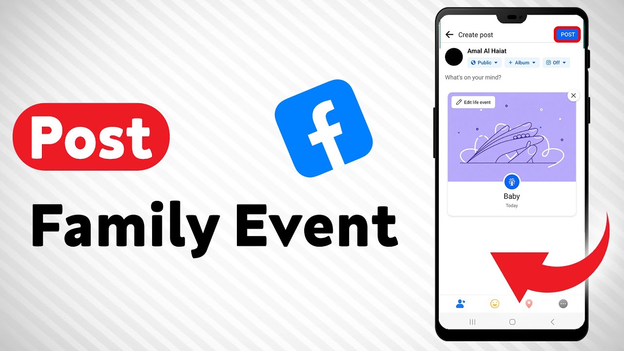 How To Post A Family Event On Facebook - Full Guide - YouTube