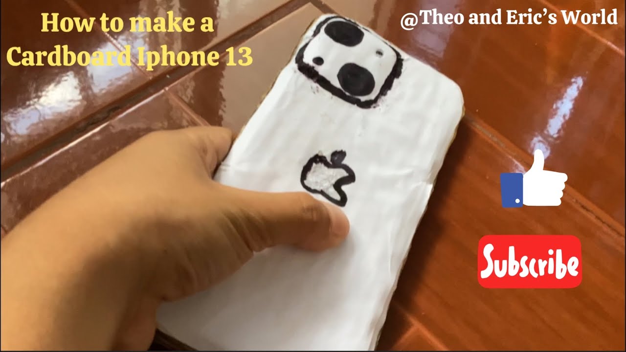 How to make a Cardboard Iphone 13 at your home! || Super Easy! - YouTube