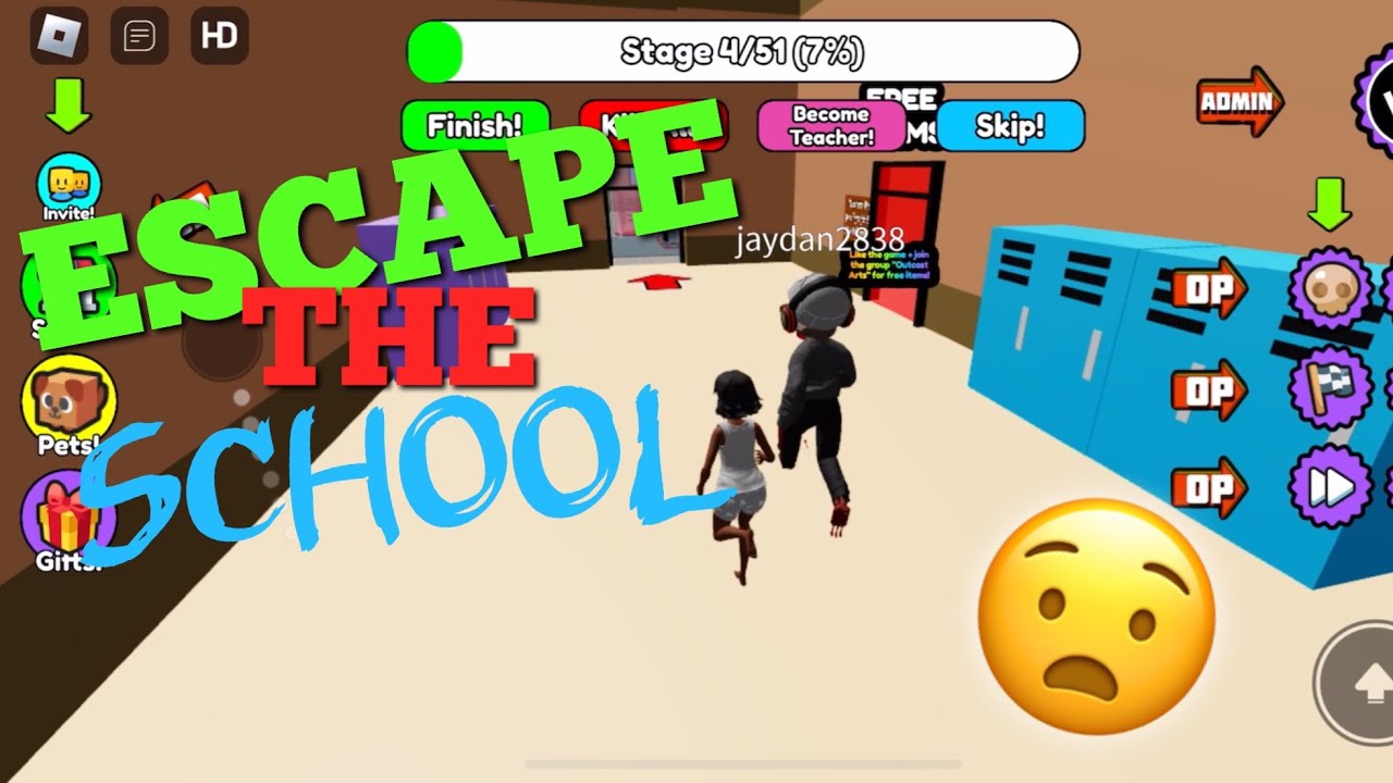 Escape The School 📄 ️ | Roblox ⚡️ - YouTube