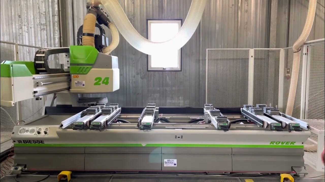 CNC Biesse Rover 24 S1 ATS XNC - YouTube