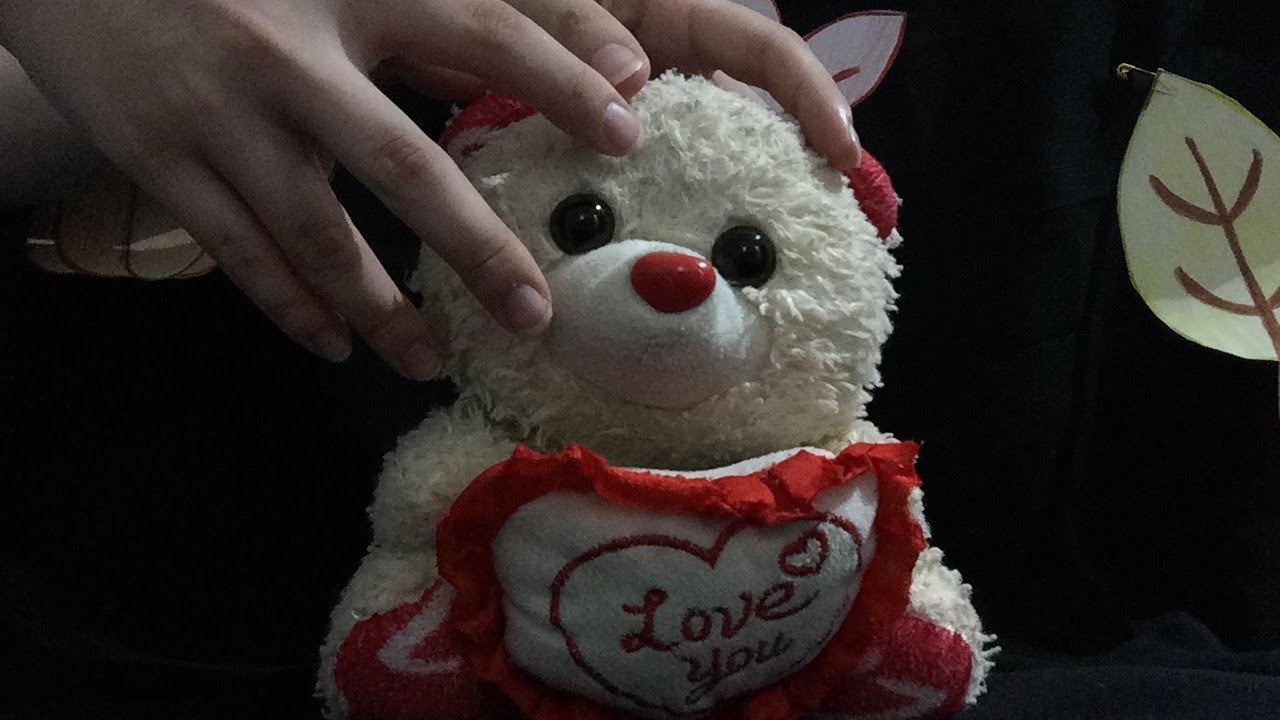 [WEIRD ASMR] Tapping on a teddy bear like an idiot - YouTube