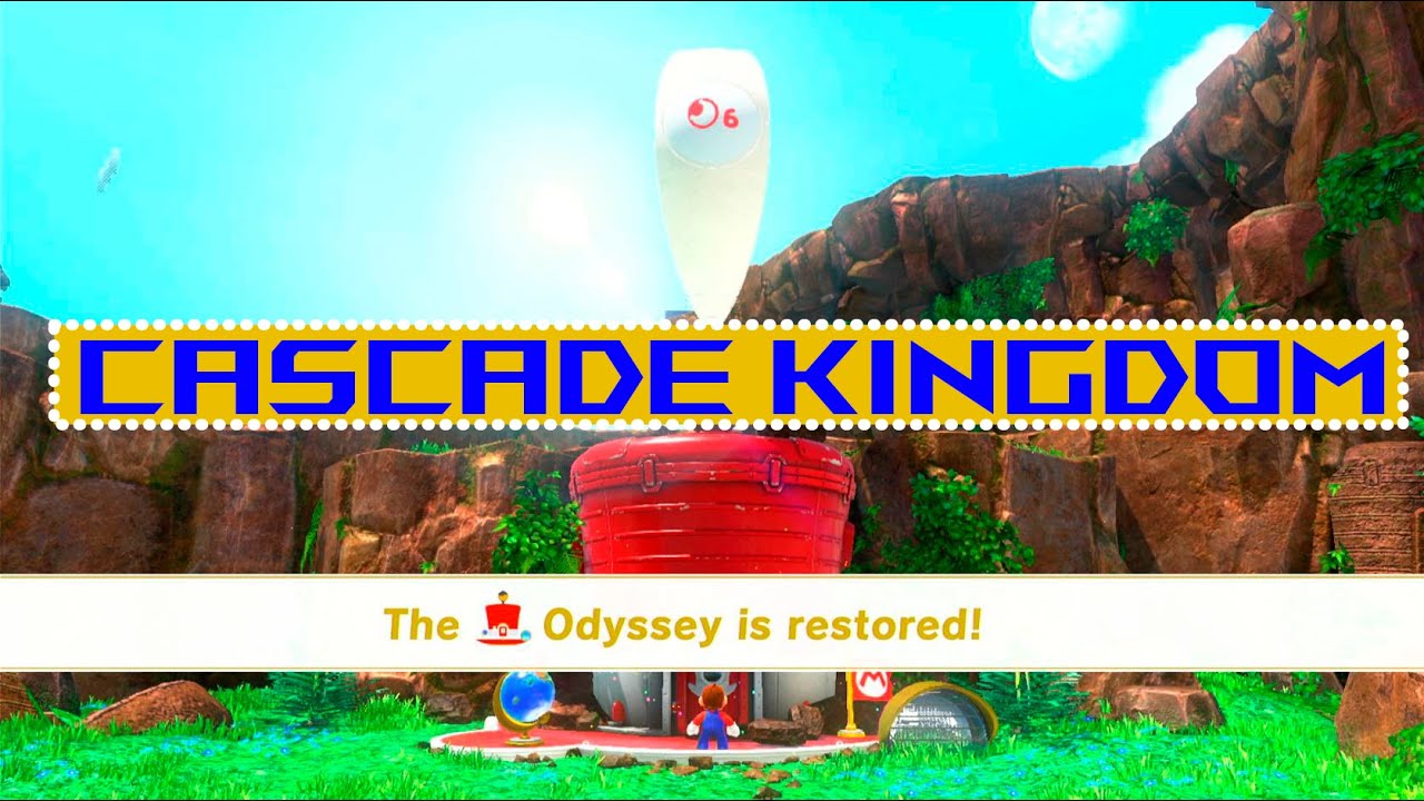 Super Mario Odyssey - Cascade Kingdom - YouTube