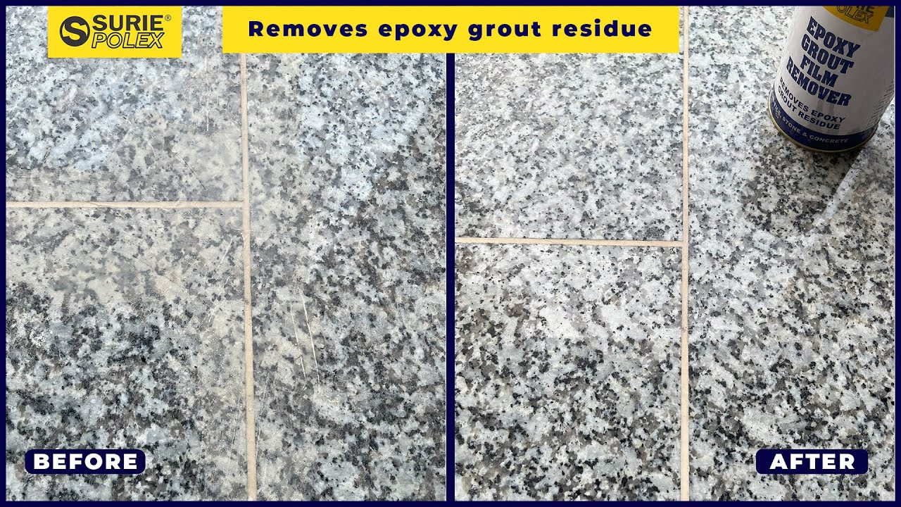 EPOXY GROUT FILM REMOVER - YouTube