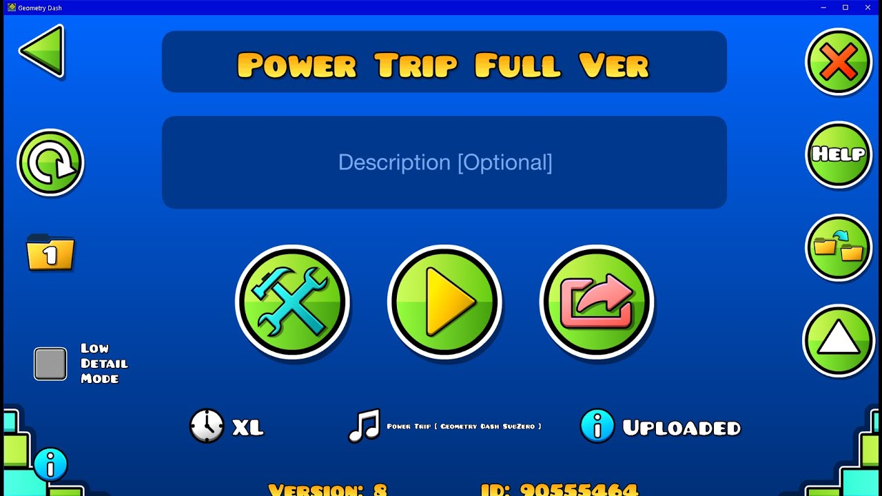 Geometry Dash Power trip Full Version - YouTube