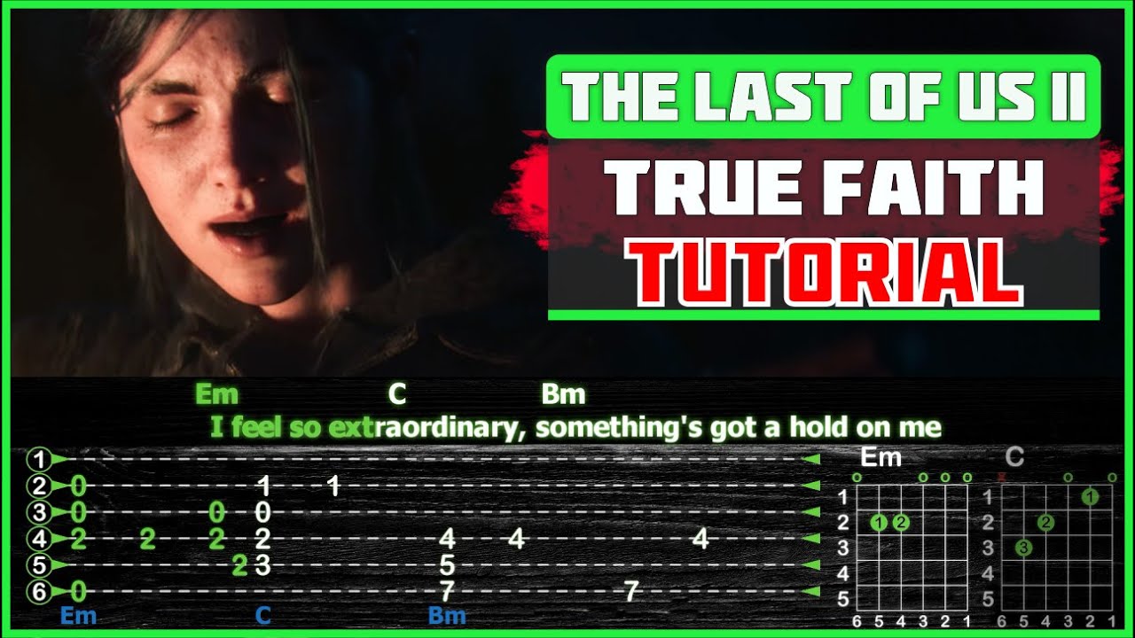 🎸 The Last Of Us Part II – «True Faith» (New Order cover) на гитаре ...