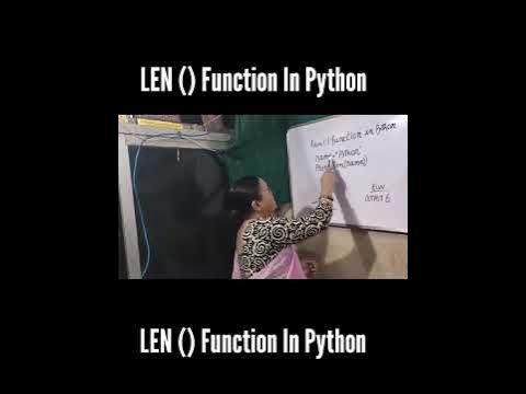 len () function in python #phython #pythonlearning #youtubeshorts # ...