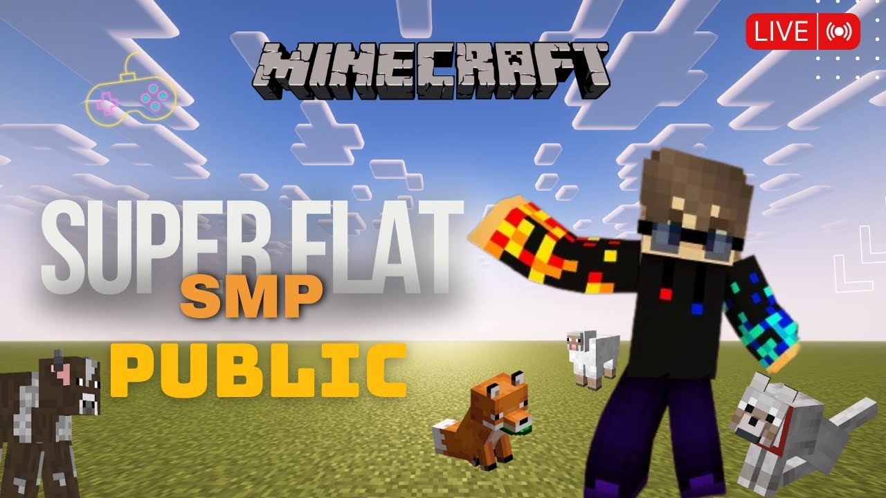 Let's Play Superflat Smp | minecraft Live - YouTube