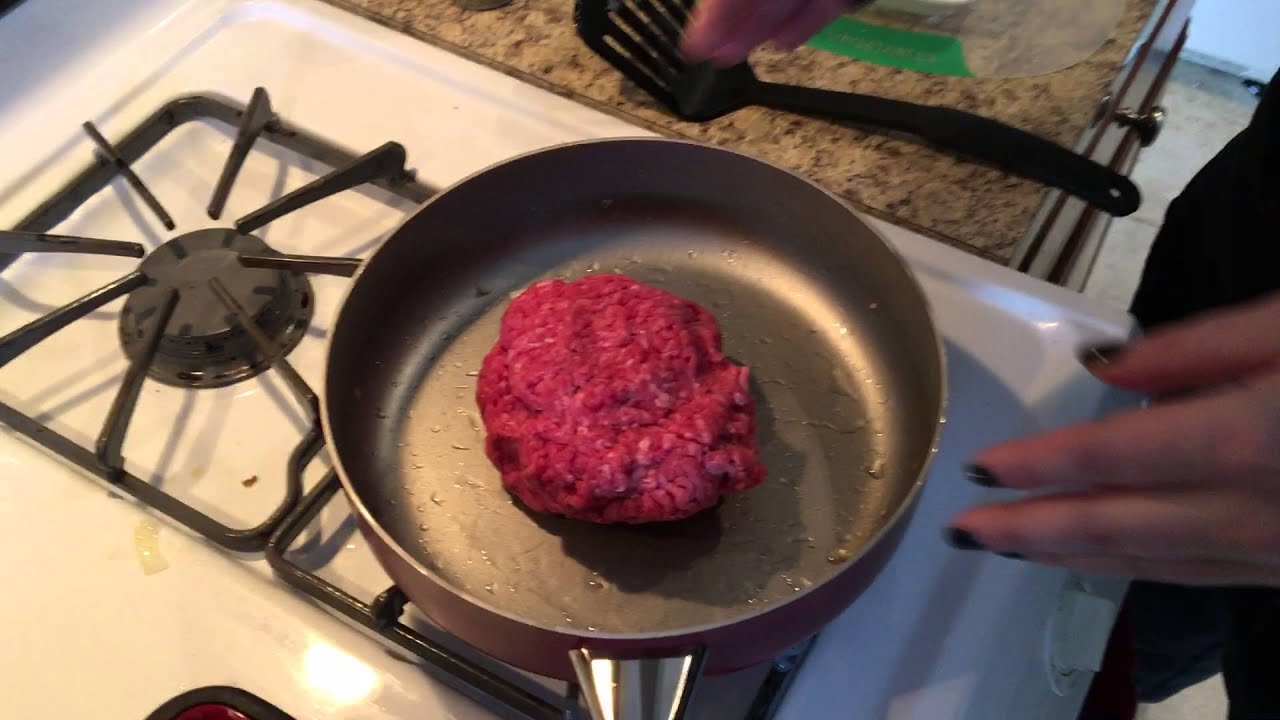 pan fry meat - YouTube