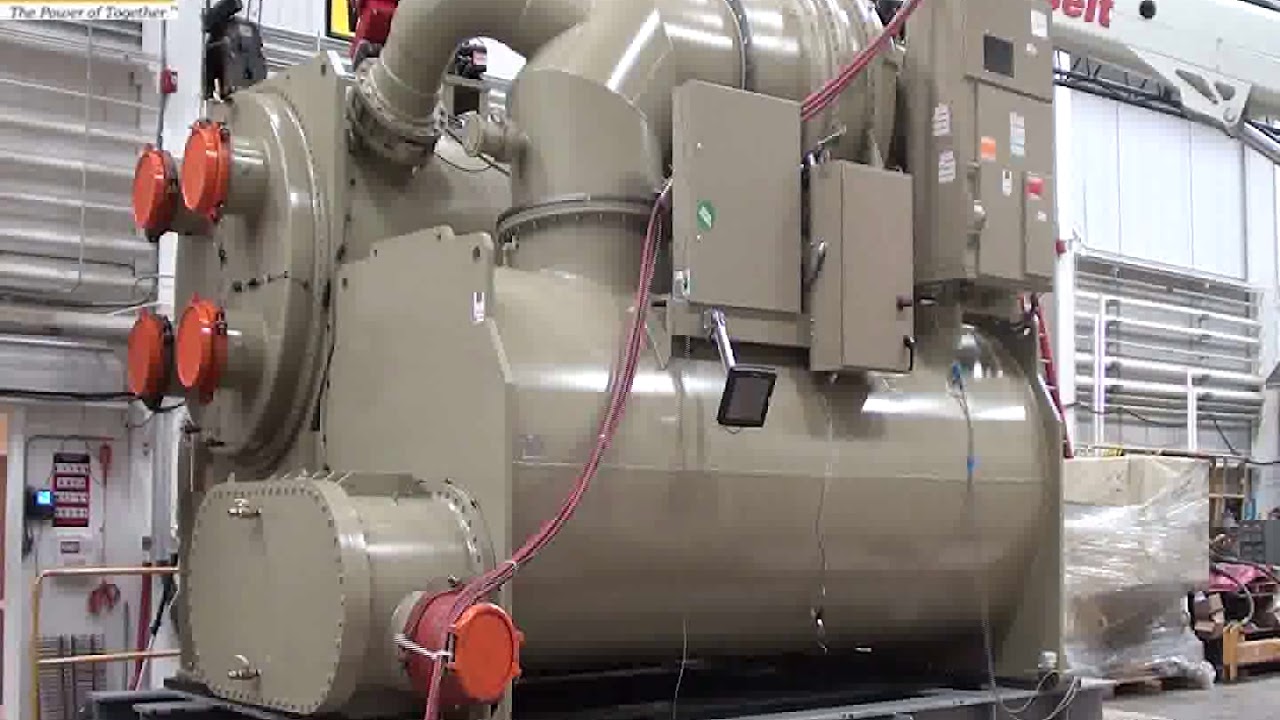 Shake Test - Trane ECTV Size 220L Water Cooled Chiller UUT2 2017 - YouTube