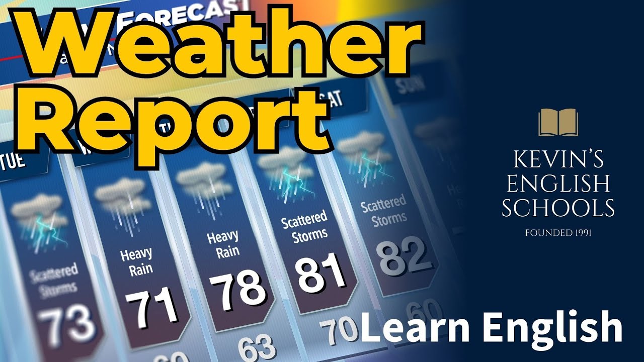 Learn English, the Weather Report - YouTube
