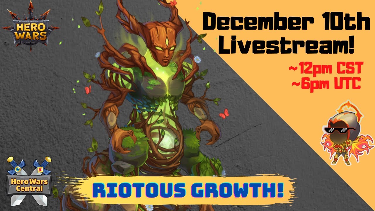 Earth Titans are the Best Titans | Dec 10th Live Stream | Hero Wars ...