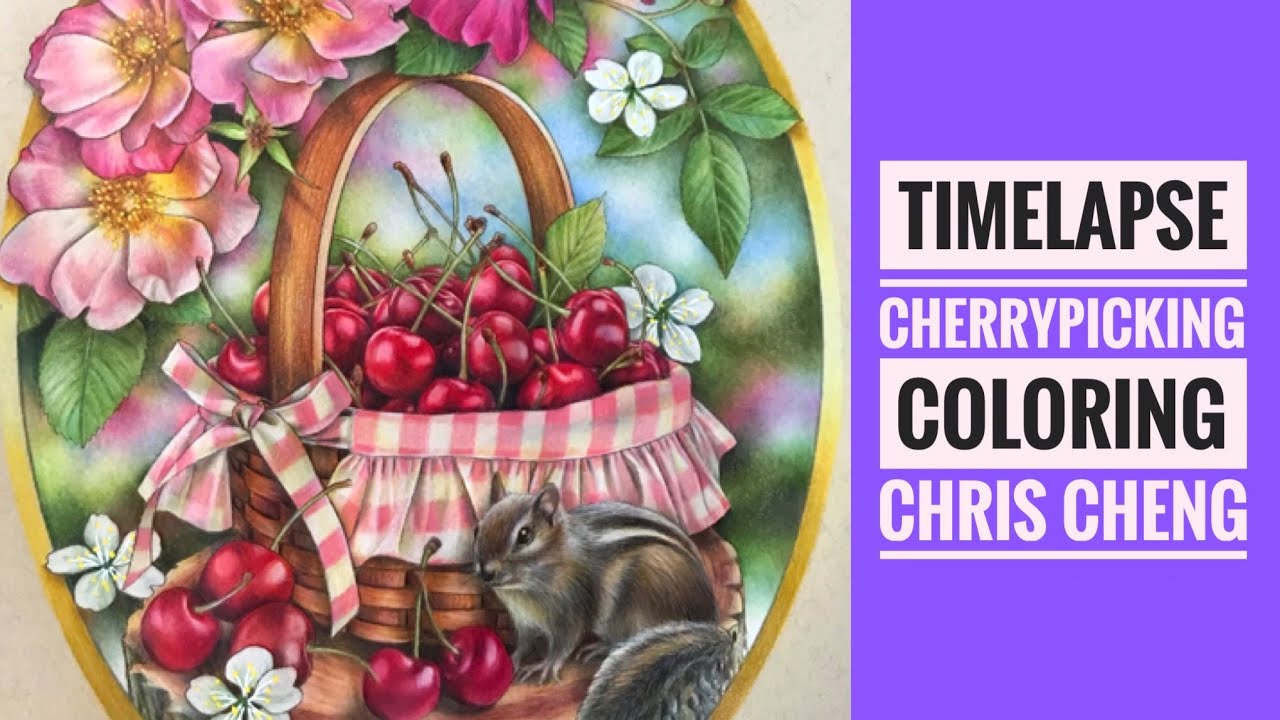 Timelapse Coloring - CHERISH WITH CHERRY // Chris Cheng - YouTube