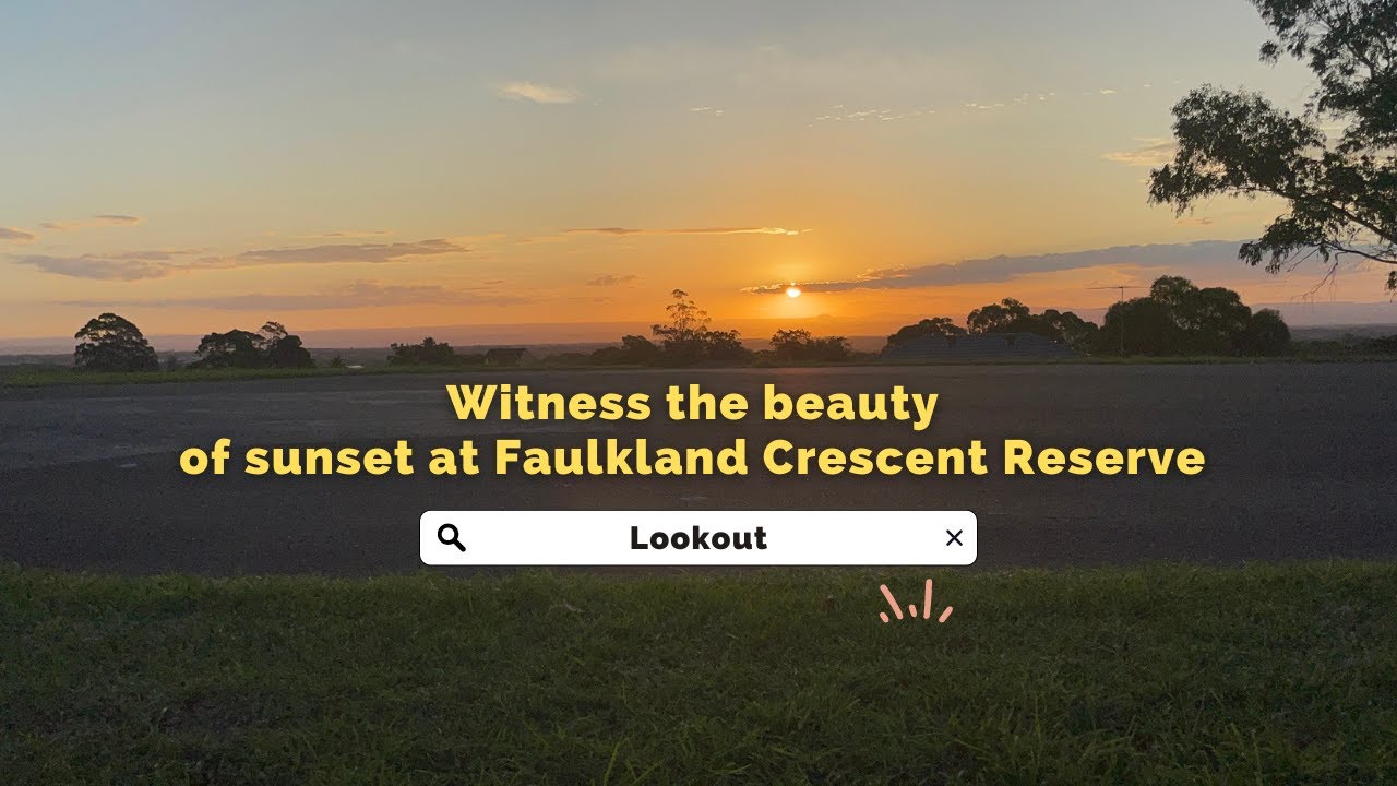 Sunset at Faulkland Crescent Reserve Lookout | Sydney, Australia - YouTube