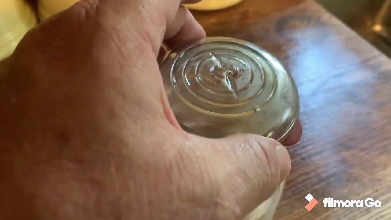 How to use wire bail canning jars - YouTube
