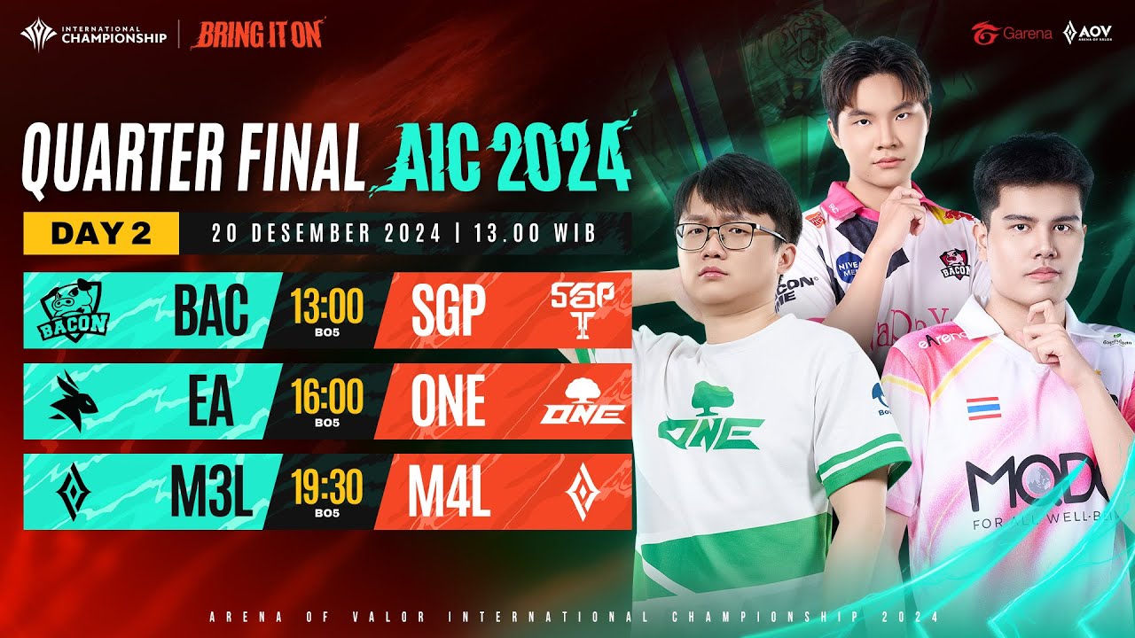 Playoff AIC 2024 Day 2 | Garena AOV Indonesia - YouTube