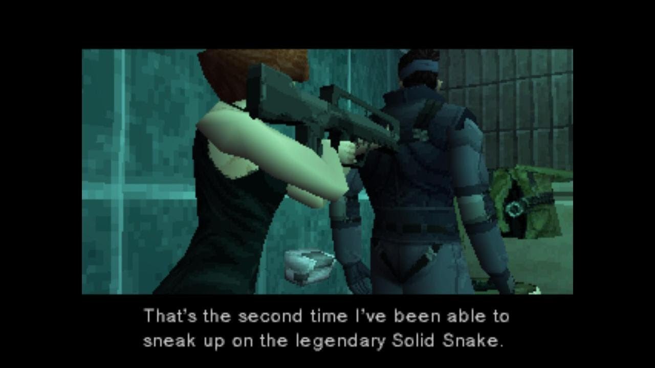 Snake & Meryl in the women's room "You've got a great butt" - YouTube