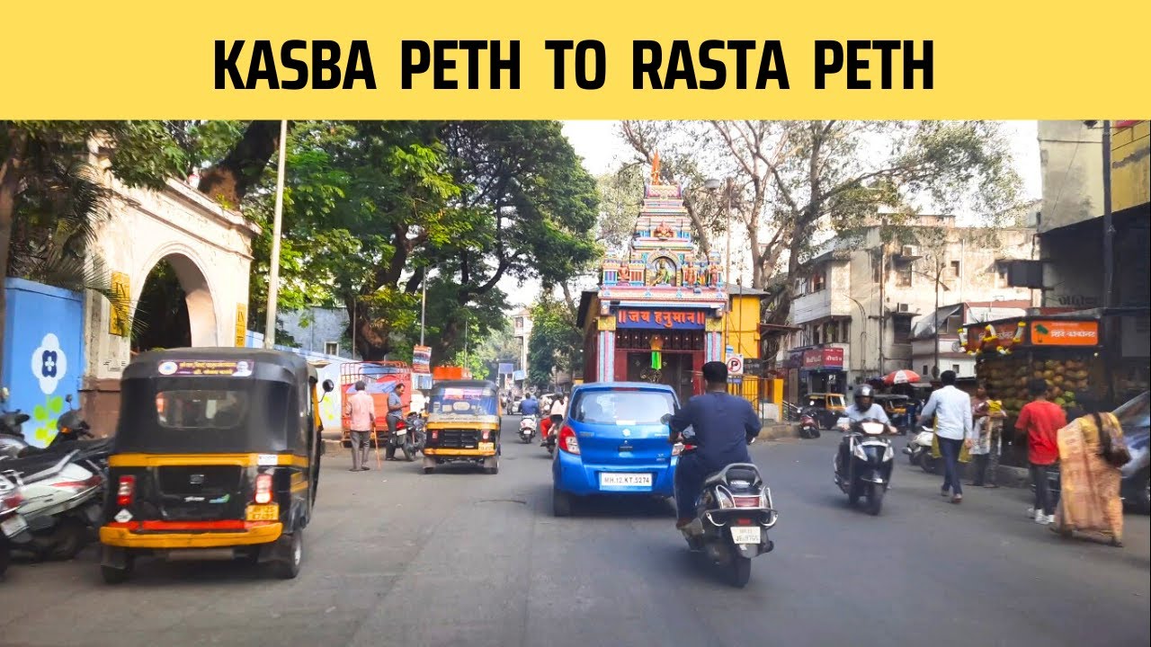 Time-Lapse 127 I Drive from Kasba Peth to Rasta Peth I Pune I 2024 ...