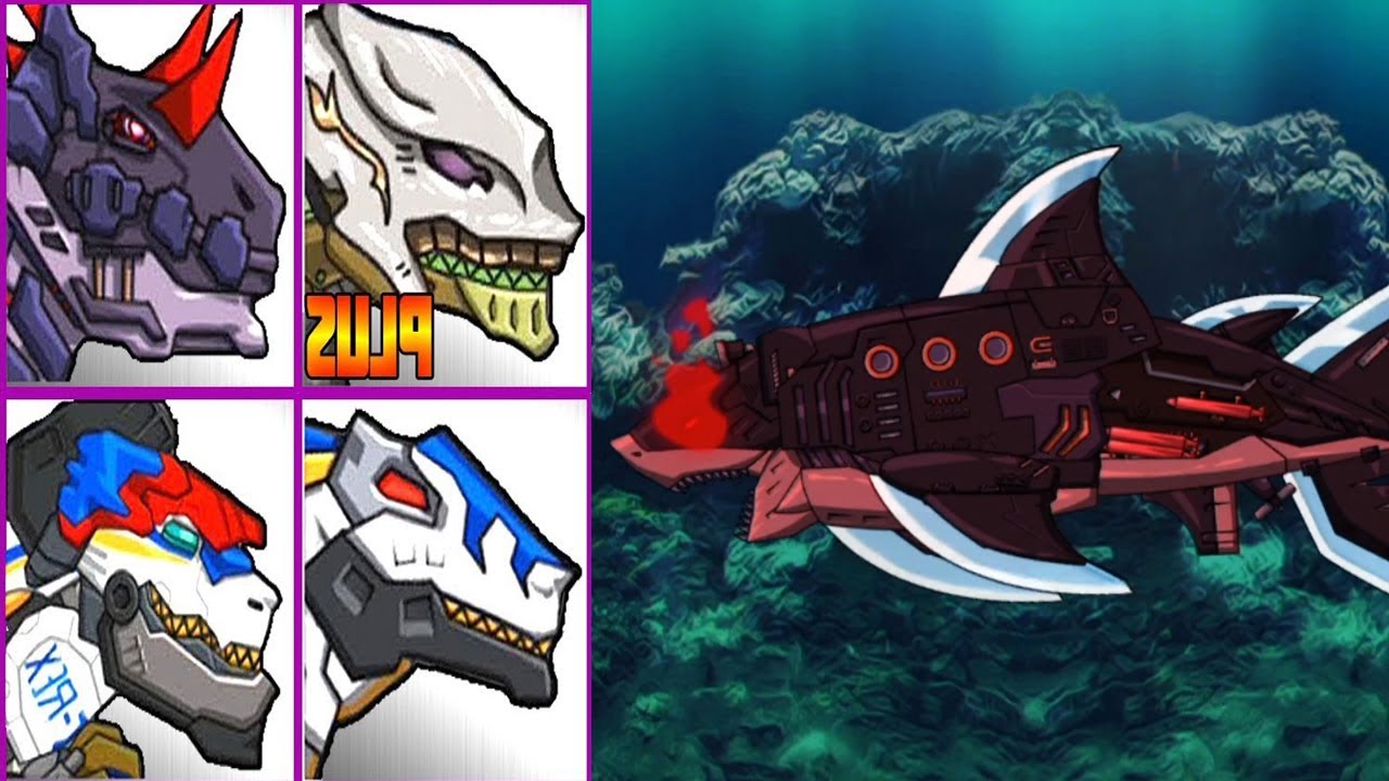 Lắp ráp robot Thủy Quái Megalodon Siêu Mạnh 1 Tỷ Sức Mạnh - Dino Robot ...