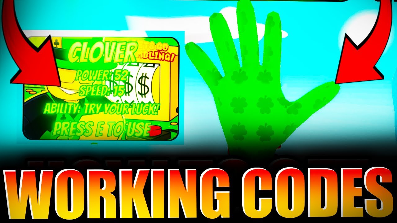 SLAP BATTLES NEW UPDATE WORKING CODES (HOW TO GET CLOVER GLOVE SHOWCASE ...