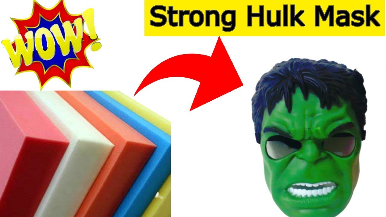 How to make Hulk Mask | How to make hulk mask at home | Making Hulk ...