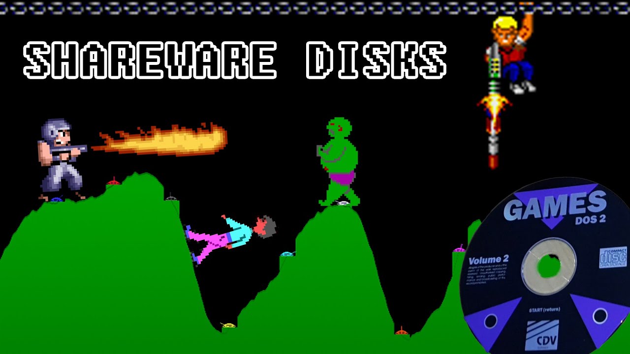 90s DOS Demo / Shareware Disk - RFR - YouTube