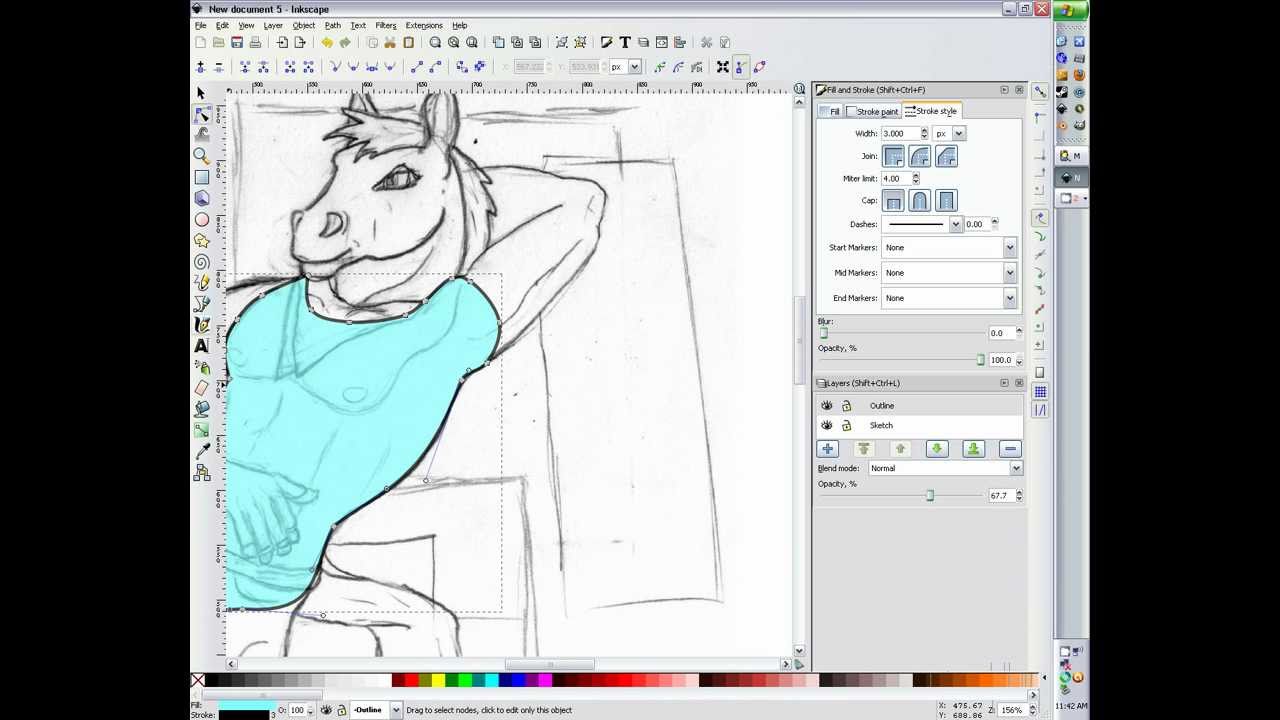 Inkscape Vectorization Tutorial, part 3 - Bubble Art - YouTube