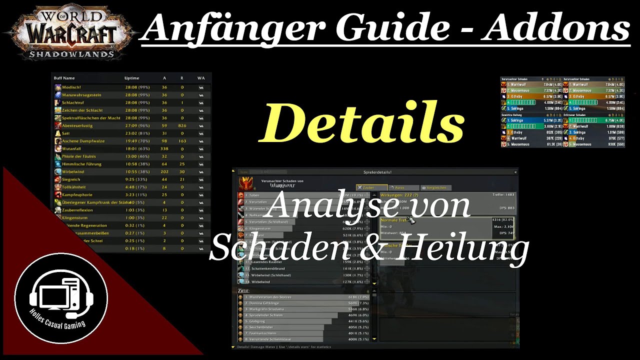 WoW Shadowlands - Anfänger Guide - Addons: Details - YouTube