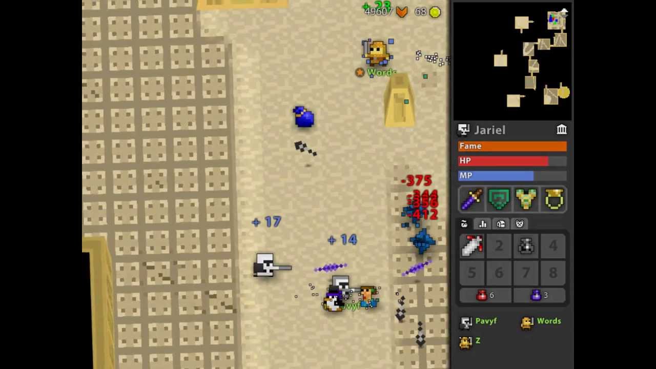 How to do geb rage on melee without grum - RotMG - YouTube