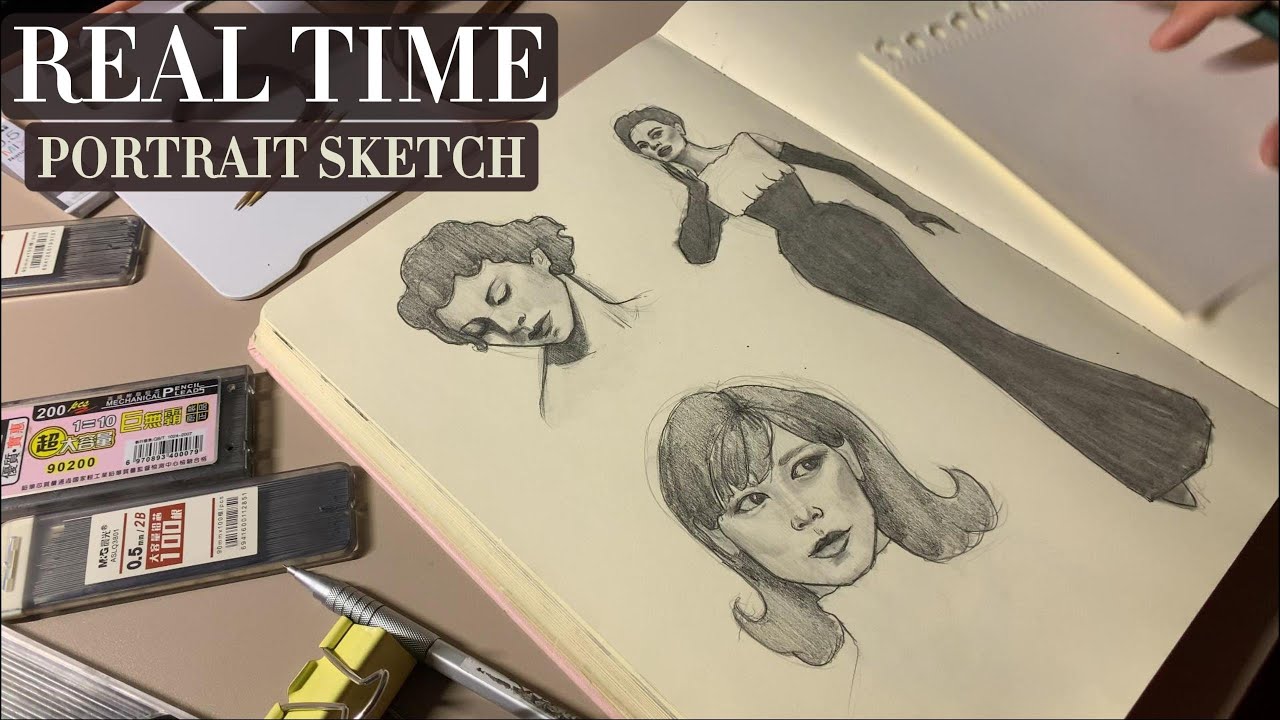 Real time sketch with me - YouTube