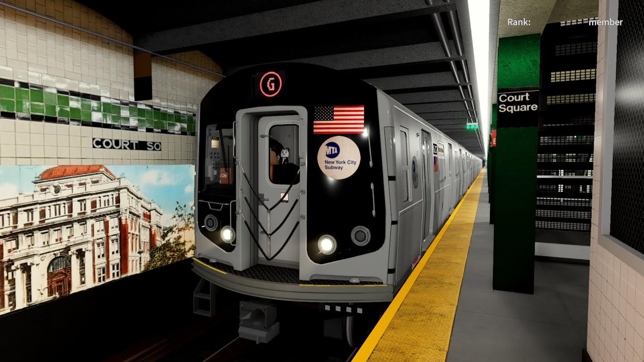 2006-10 Kawasaki R160 Siemens G train to Church Ave | Crosstown Line ...