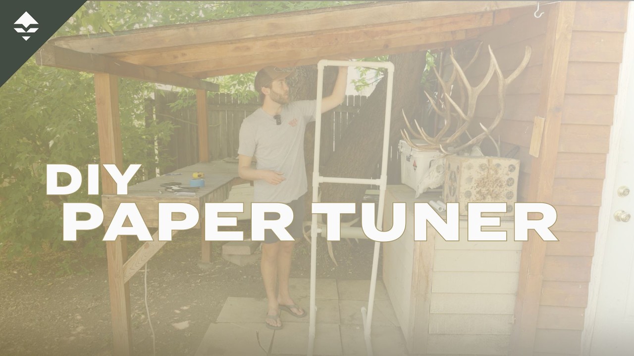 Easiest Way to Build an Archery Paper Tuner - YouTube