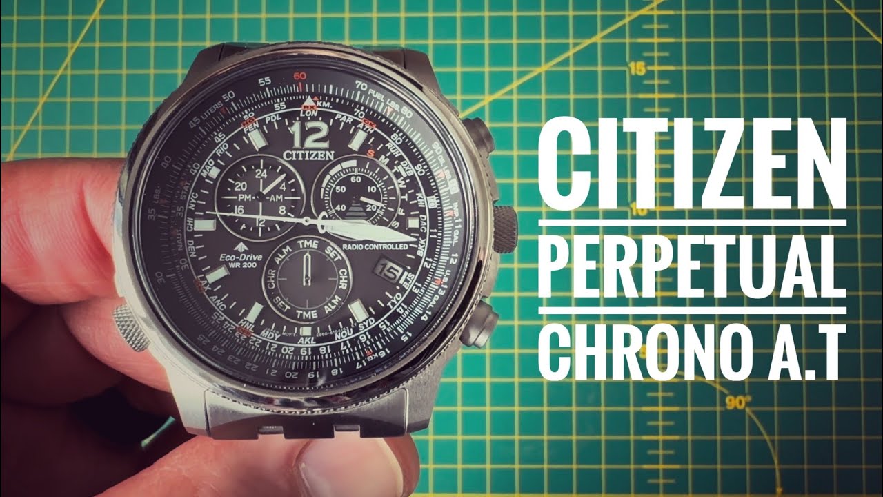 Citizen Perpetual Chrono Atomic Time - YouTube