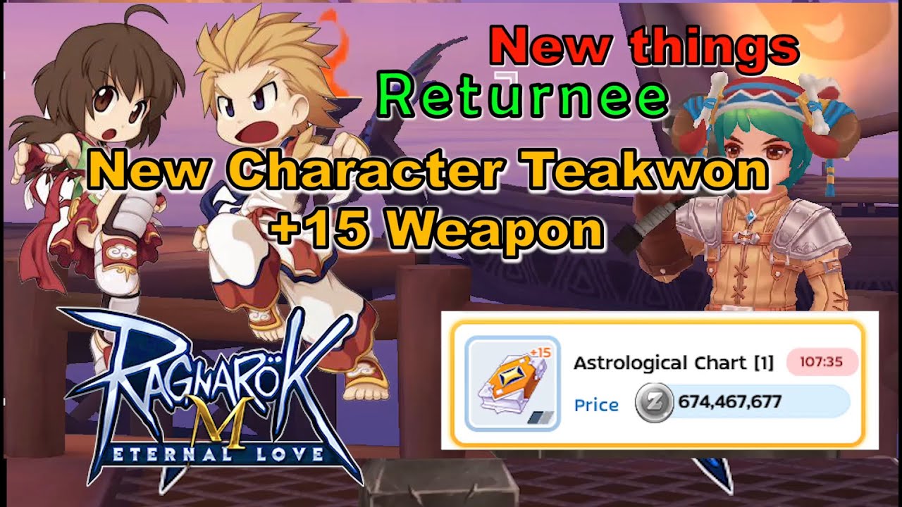 Ragnarok mobile Refine 22 Teakwon New Weapon (pre welcome to me) - YouTube