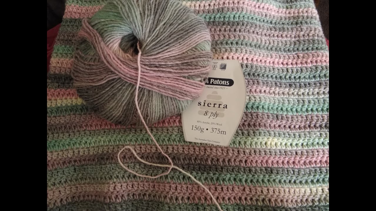 Yarn review Patons sierra 8ply - YouTube