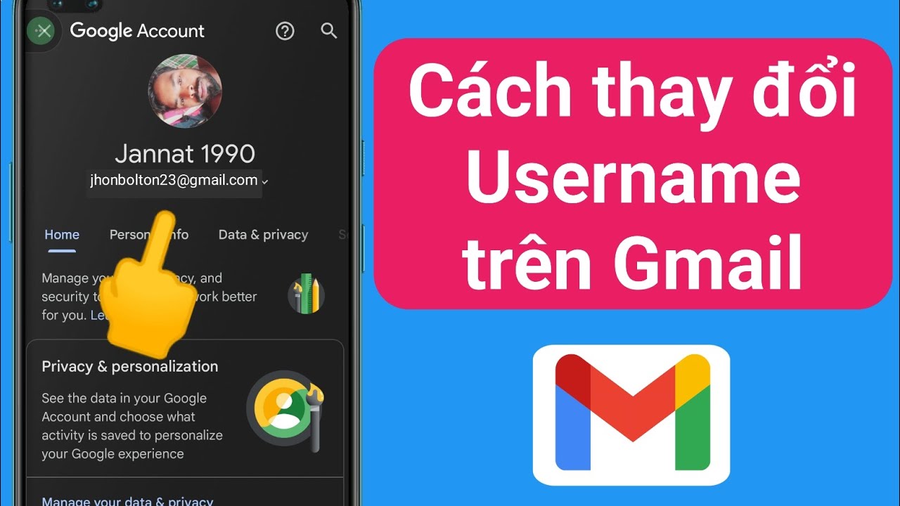 Cách Đổi Tên Id Gmail (2023) | Cách thay đổi tên hiển thị trong Gmail - YouTube