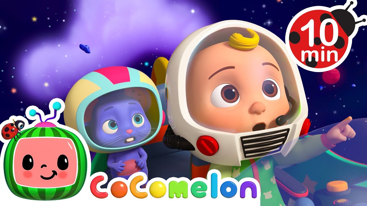 JJ And Mimi's Space Adventure! | CoComelon Animal Time | Moonbug Kids ...