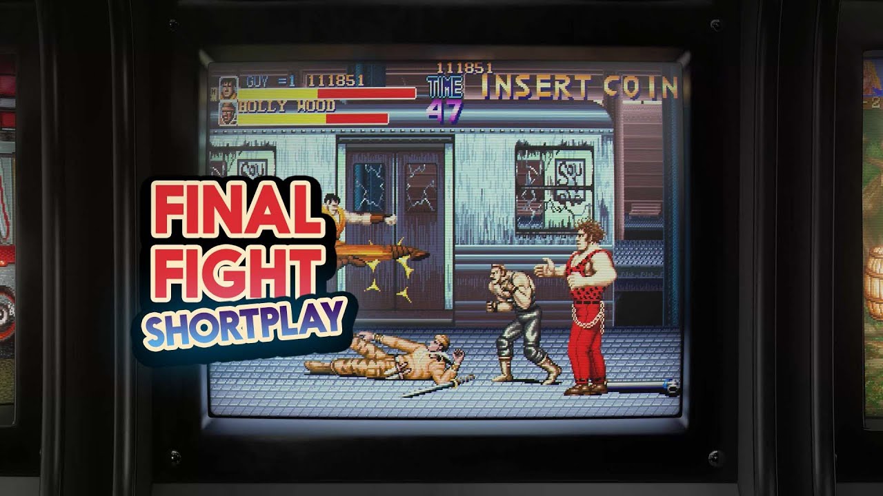 Final Fight - 1989 - Arcade - Shortplay | 4K CRT Monitor Simulation ...