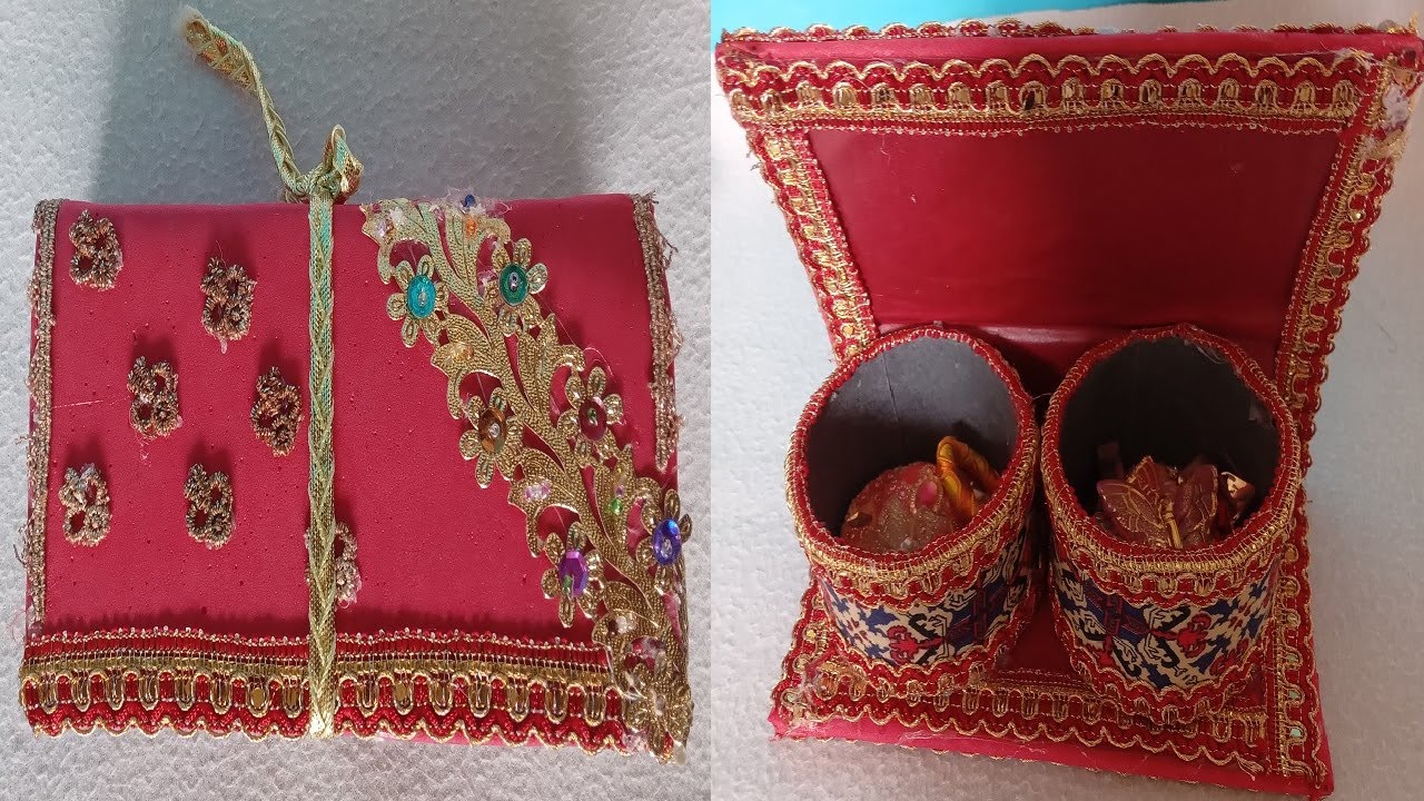 How to Make Jewellrey Box paper craft | Home Decoration Showpiece ...