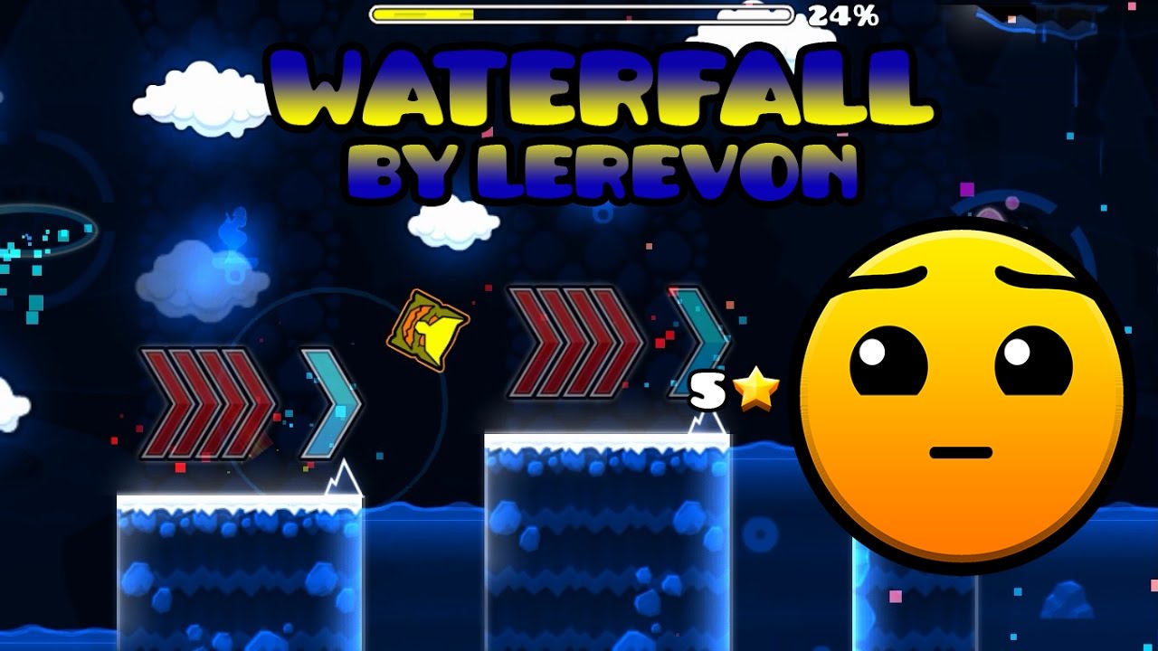 Geometry Dash [2.1] - Waterfall by Lerevon - YouTube
