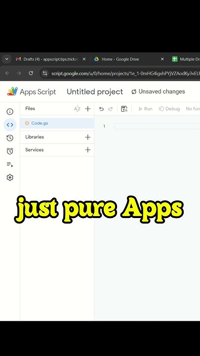 Create 10+ Email Drafts in 1 Click! 🤯 | [ Google Sheets + App Script ] #appsscript# ...