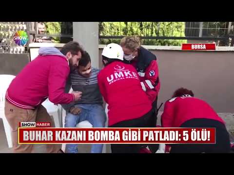 Buhar kazanı bomba gibi patladı: 5 ölü!