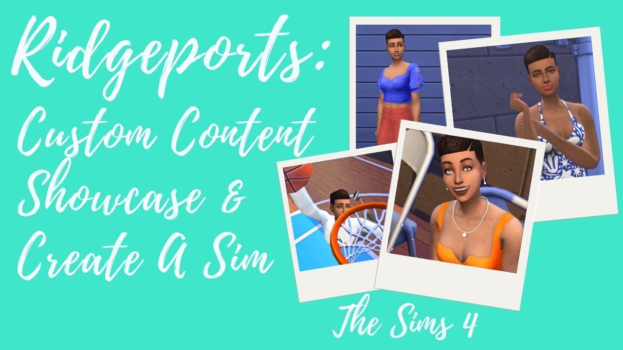 Ridgeport Showcase & Create A Sim | The Sims 4 - YouTube