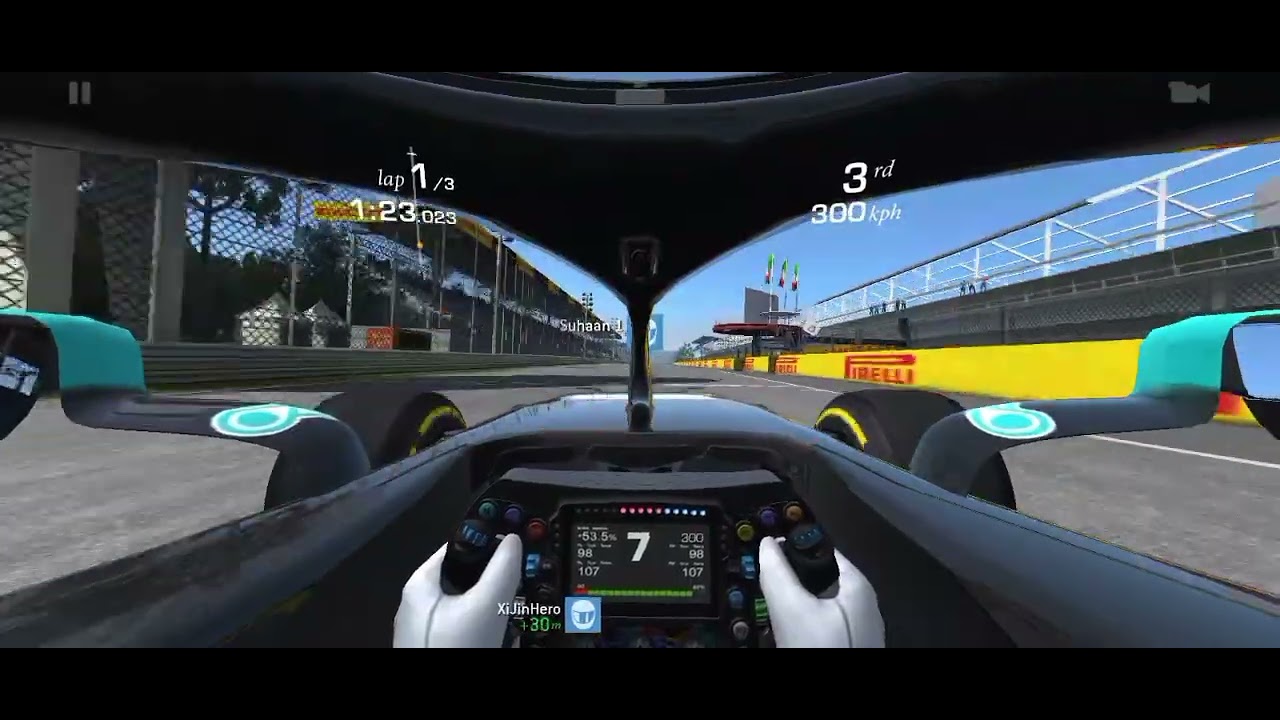 Mercedes W11 at Monza🏎️ | Cockpit View F1 Race | Real Racing 3 Gameplay ...