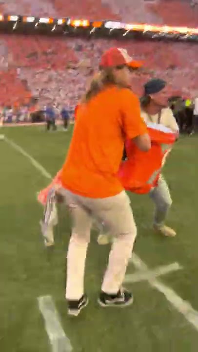 Theo and Caleb Pressley Baptizing the Tennessee Football Coach After ...