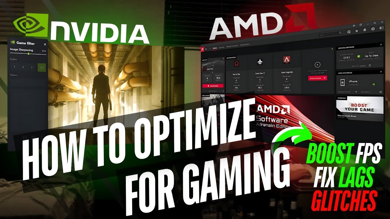 🔧How to Optimize NVIDIA & AMD Control Panel For Gaming? Increase Fps 60 ...