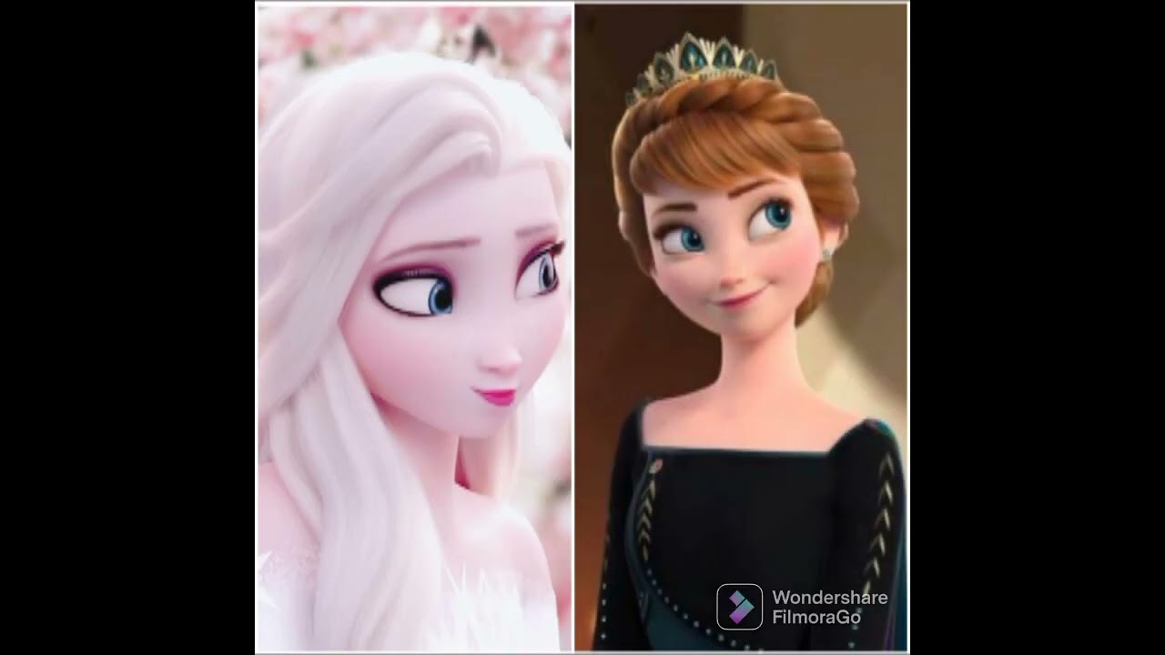 Who is the best Elsa and Anna//same poses//which one you choose?🥰😌☺️😊 ️ ...